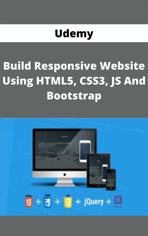 udemy build responsive website using html5 css3 js and bootstrap kilocourse