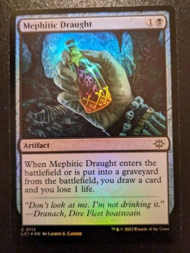 Mephitic Draught 0112 Lci Foil Common The Lost Caverns Of Ixalan Mtg Ebay