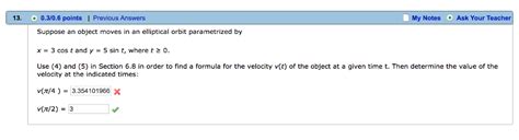 solved 13 0 3 0 6 points previous answers my notes ask