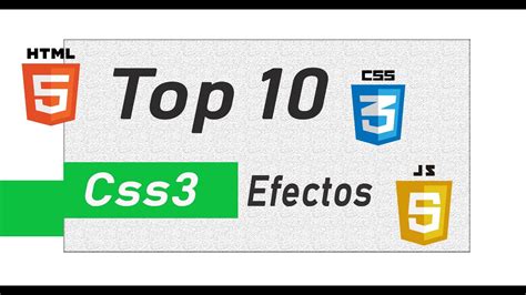 Top 10 2019 Animaciones Efecto En Html Css3 Youtube