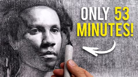 How To Draw Portraits Quickly With Mass Drawing Youtube