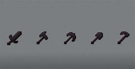 Alternate Netherite Items Resource Packs Minecraft