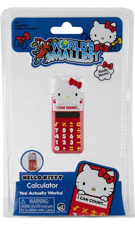 World S Smallest Hello Kitty Calculator One Included Artofit