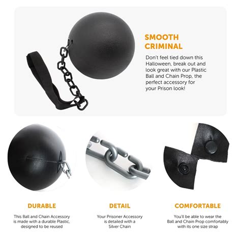 Plastic Ball And Chain Prop Cazaar