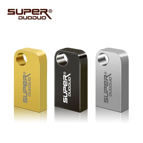 High Speed Super Mini Pendrive 16GB 32GB 64GB 128GB Metal USB Flash Drive 4GB 8GB Small Pen