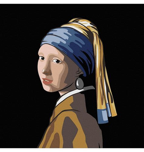 진주 귀걸이를 한 소녀 캔버스 명화그리기 20x20 티몬