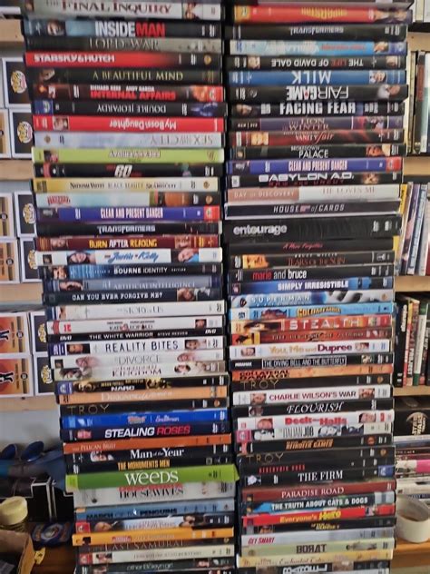 Lot Of 136 Vintage Estate Sale Dvd Collection Classic Dvds Movies Trl8