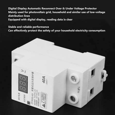 undervoltage relay overvoltage and undervoltage protection voltage