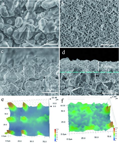 Micrographs Of The Support And The Hydrotalcite Interlayer Sem