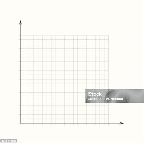 그리드 용지입니다 수학 그래프 X축 Y축을 갖춘 카르테시안 좌표 시스템 색상 선이 있는 정사각형 배경입니다 학교 교육을 위한 기하학적 패턴 투명 한 배경에 줄 지어 빈