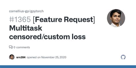 Feature Request Multitask Censoredcustom Loss · Issue 1365