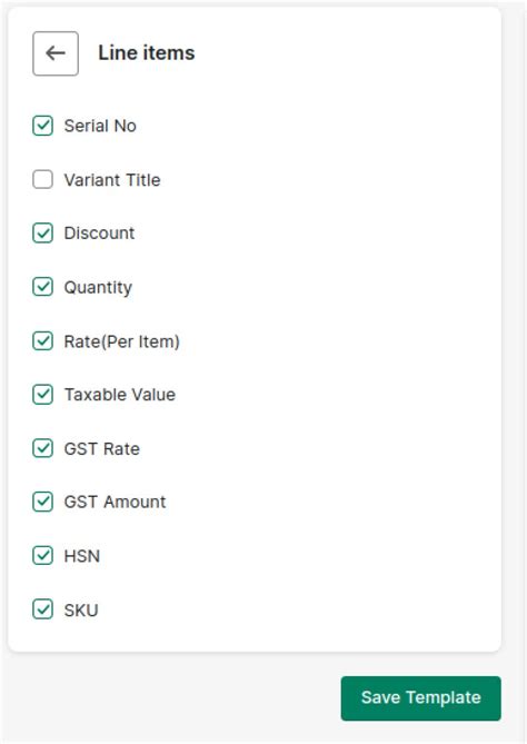 Invoice Column Customization How To Enable Or Disable Different