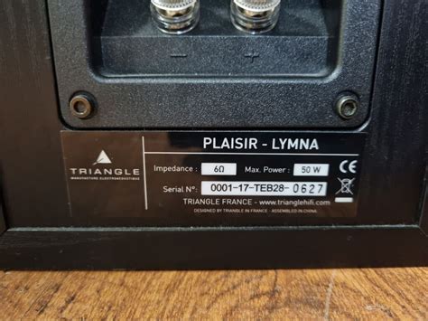 Triangle Plaisir Lymna Library Speakers Soov Ee