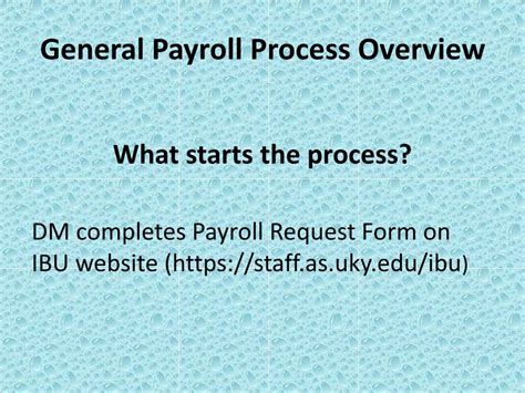 Ppt General Payroll Process Overview Powerpoint Presentation Free