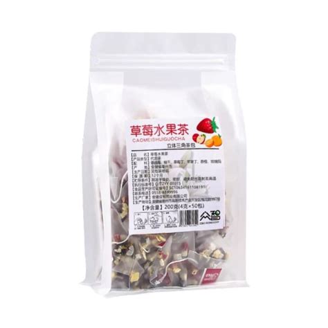 Jual Cao Mei Shui Guo Cha Strawberry Fruit Tea Teh Buah Buahan Teh