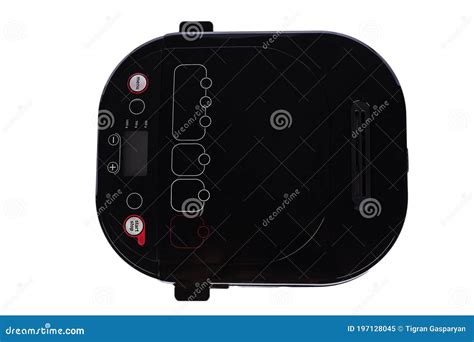 Multicooker Bread Maker Isolated On White Background Top View Cover