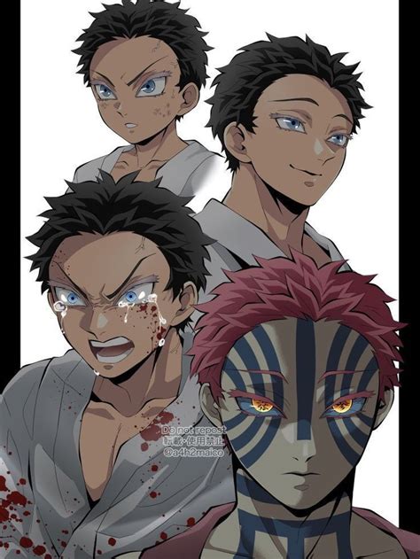 Akaza Demon Slayer Human Akaza Swap Au Akaza Hakuji Some Anime