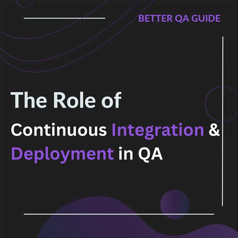 Continuous Integration And Continuous Deployment In Qa Better Qa