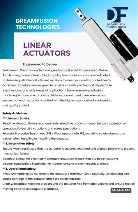 10000 N Linear Actuator 24 V Dc At ₹ 14000 Piece In Chennai Id 2856333241030