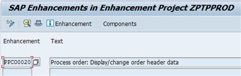 Process Order Screen Enhancements COR COR COR SAP Community
