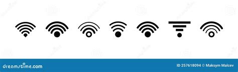 Wireless And Wifi Icon Wi Fi Signal Symbol Internet Connection Remote Internet Access