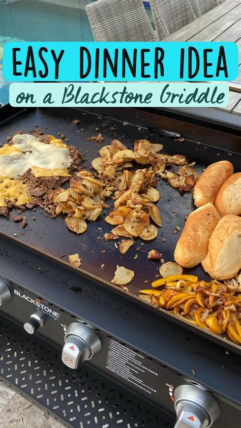 Easy Dinner Idea On A Blackstone Griddle Summer Grilling Recipes