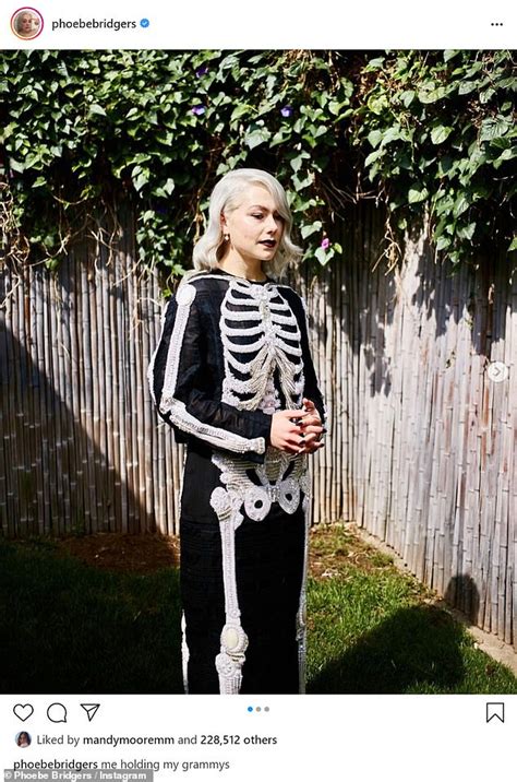 Grammy Awards 2021 Phoebe Bridgers Wears Bejewelled Version Of