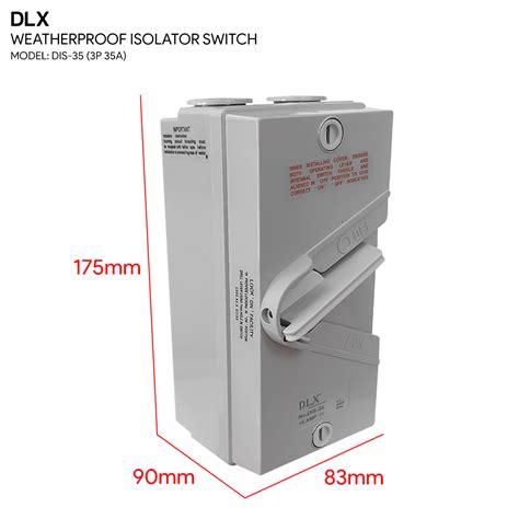 What Size Isolator Switch For Shower At Laurence Drake Blog