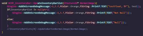 Ue4 C Variables Inside Function Are Null Stack Overflow
