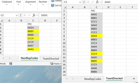 Conditional Formatting Between Multiple Worksheets Tabs Within The