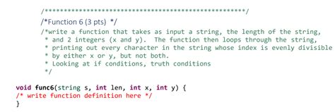 solved 7 function 6 3 pts write a function