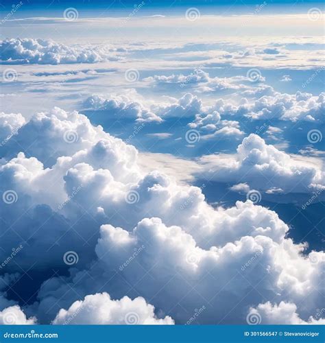 Sky And Clouds At Day High Clouds Different Shades Cloud With Color
