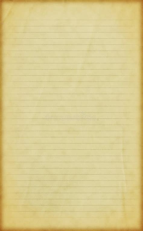 An Old Paper With Lines Stock Illustration Illustration Of Book