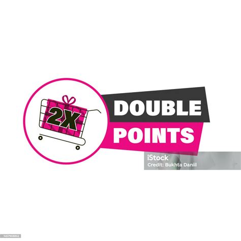 더블 선물 소셜 네트워크 상점 및 웹 사이트를위한 광고 포스터 광고에 대한 스톡 벡터 아트 및 기타 이미지 광고 구매