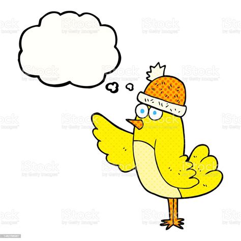 자유형 그린 생각 거품 만화 새 모자를 쓰고 귀여운에 대한 스톡 벡터 아트 및 기타 이미지 귀여운 기이함 기포 Istock