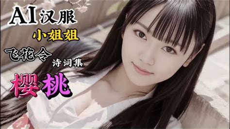 Ai汉服小姐姐，飞花令【樱桃】，古风向音乐诗词集 Youtube