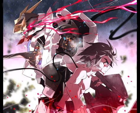 Mikazuki Augus Gundam Barbatos And Gundam Barbatos Lupus Rex Gundam And 1 More Drawn By