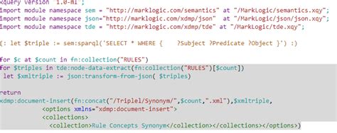 Xml How To Insert Triples Into Ml Db As Triples Generated By Tde