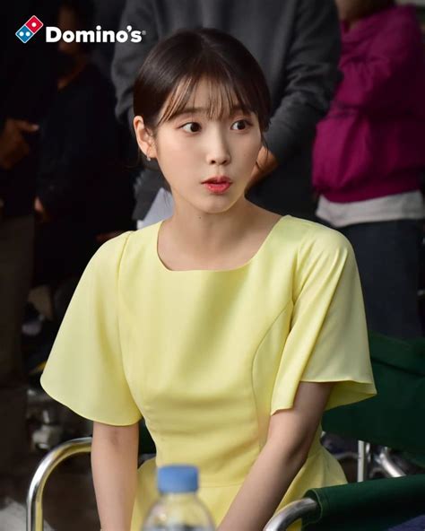아이유 도미노피자 비하인드 사진 여자 연예인 에펨코리아