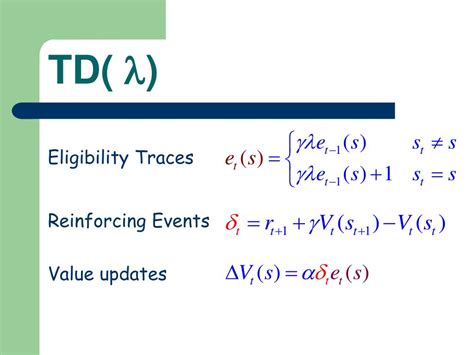 Ppt Reinforcement Learning Eligibility Traces Powerpoint Presentation Id 7068906