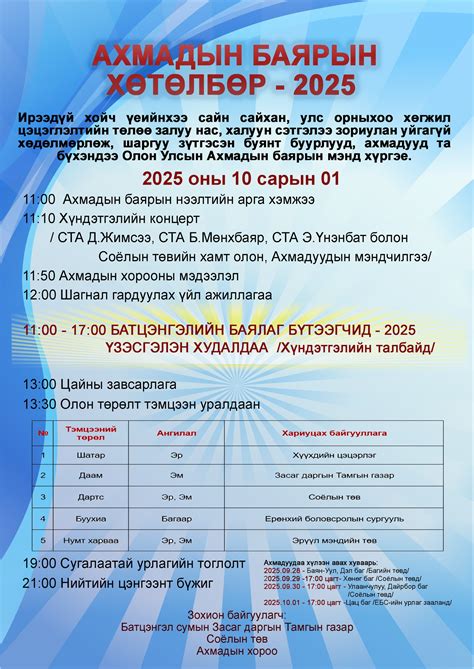 АХМАДЫН БАЯРЫН ХӨТӨЛБӨР Хөгжилд Тэмүүлсэн Батцэнгэл Facebook