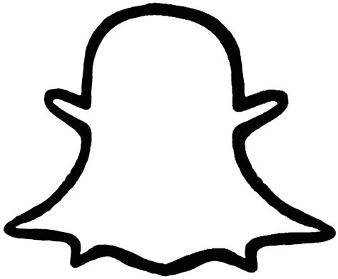 Snapchat Logo Drawing Free Download On Clipartmag