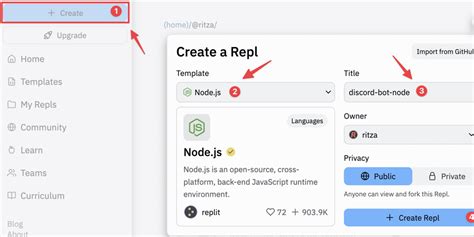 Building A Discord Bot With Nodejs And Replit Dev Community
