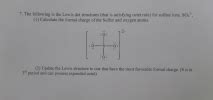 Please Draw 2 Lewis Structures Of H2so3 The First Lewis Structure Should Follow The Octet Rule