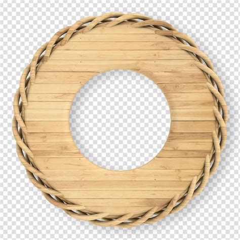 Panneau En Bois Rendu 3d Psd Premium
