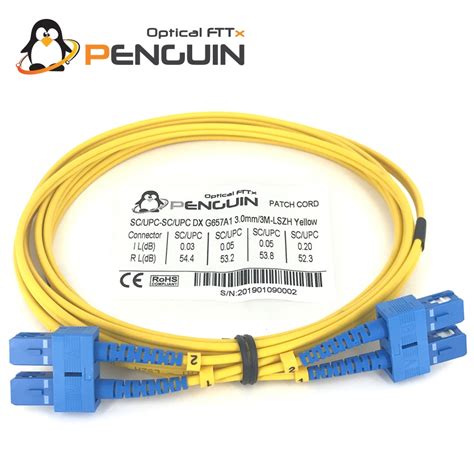 สายไฟเบอรออปตก Patch Cord SC UPC Duplex ยาว 3 เมตร Shopee Thailand