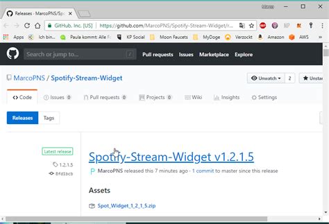 Spotify Viewer Not Showing Track Info · Issue 11 · Marcopns Spotify Stream Widget · Github