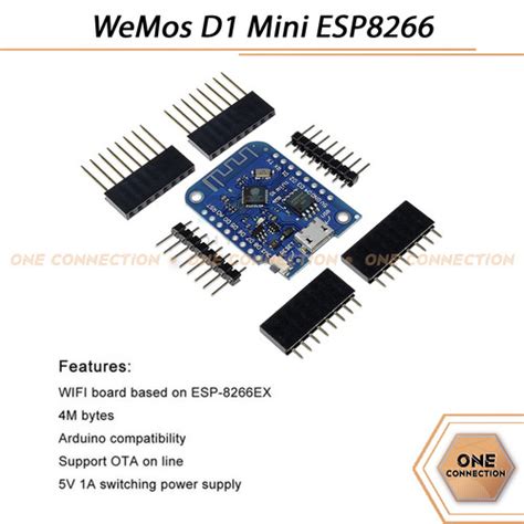 Jual WeMos D Mini NodeMCU Arduino ESP EX WiFi Development Board Jakarta Pusat