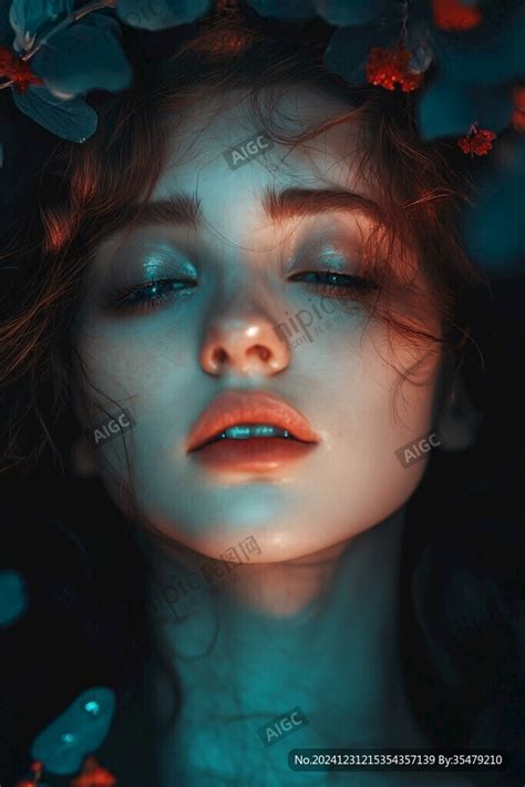 Ai创作图创意人像作品 3d梦幻 梦幻唯美蓝色系少女 绚丽欧美 绚丽美体美颜彩妆美妆 唯美神态 梦幻忧伤迷离恍然 迷离梦幻 梦幻之美 梦幻灵动 虚幻之美 梦幻神秘 深邃眼神美女 柔美梦幻 蓝色