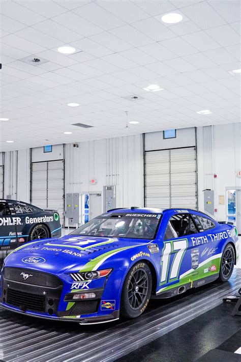 Download Chris Buescher Waiting Car Wallpaper